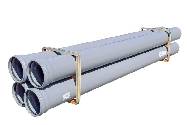 PVC-Rohr SN8 – 400 mm – 5 m - FVR-trading